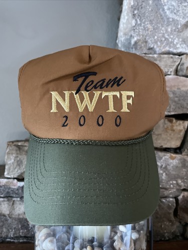 TEAM NWTF 2000 Trucker Snapback Vintage Hat Brown NWOT | eBay