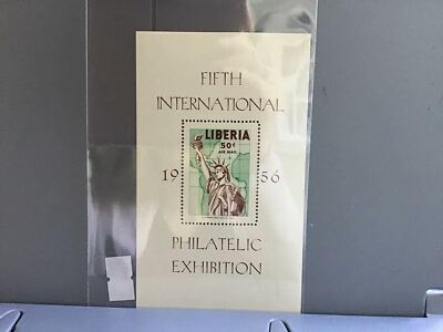 Liberia Fifth International Philatelic Exhibition 1956 MNH stamp sheet ...