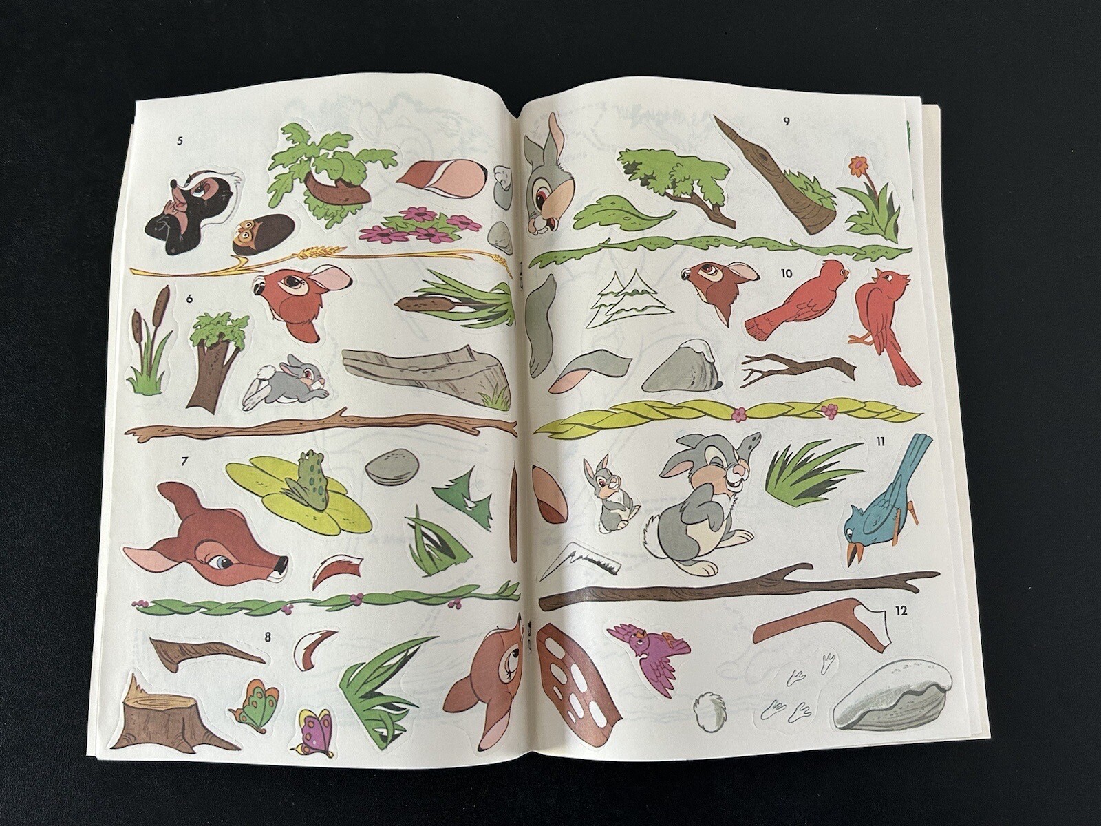 Vintage Golden Walt Disney Bambi Sticker Fun Book Unused 1974 | eBay