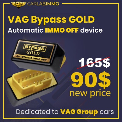VAG Bypass Gold by CarLabImmo - OBD2 Plu&Play tool dedicated to VAG Group cars | eBay
