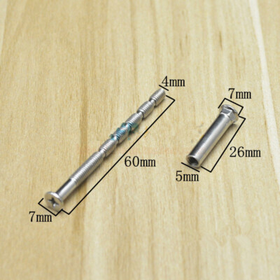 10pcs Snap-Off Door Handle Screws Type Split Lock Bolt Set Screw | eBay ...