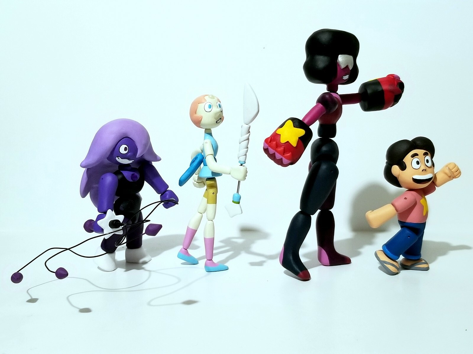 Steven Universe We Are The Crystal Gems Custom Action Figures Value 4 ...