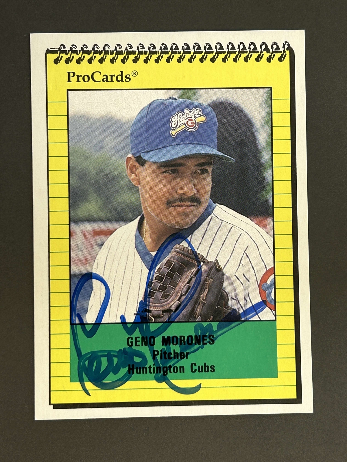 Geno Morones Autograph Signed 1991 ProCards Huntington Cubs | eBay