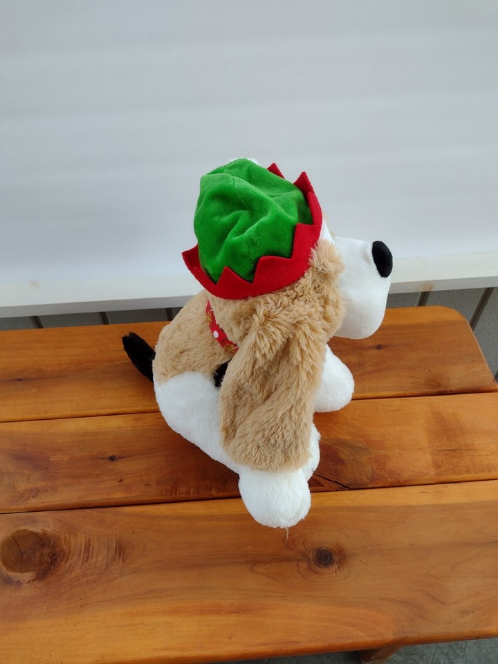 Animated Brown And White Winter Wonder Lane Dog | eBay