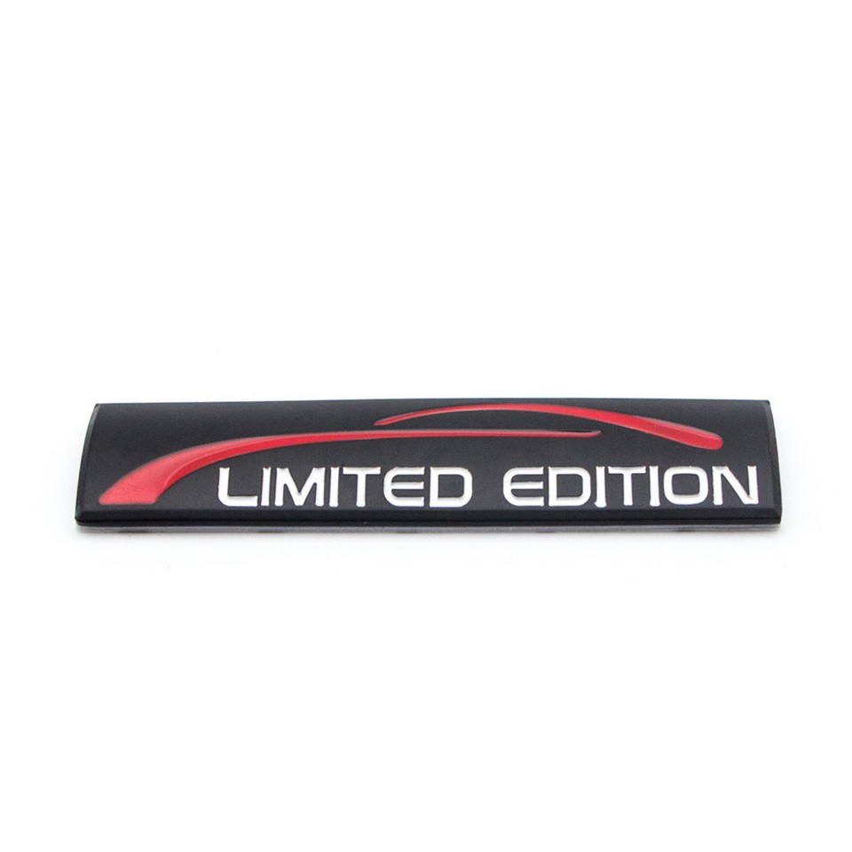 New Matte Black LIMITED EDITION Metal 3D Emblem Sport Racing Badge ...