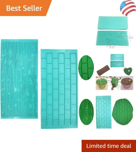 Versatile Impressions Mat - Blue - Tree Bark & Brick Wall Designs ...