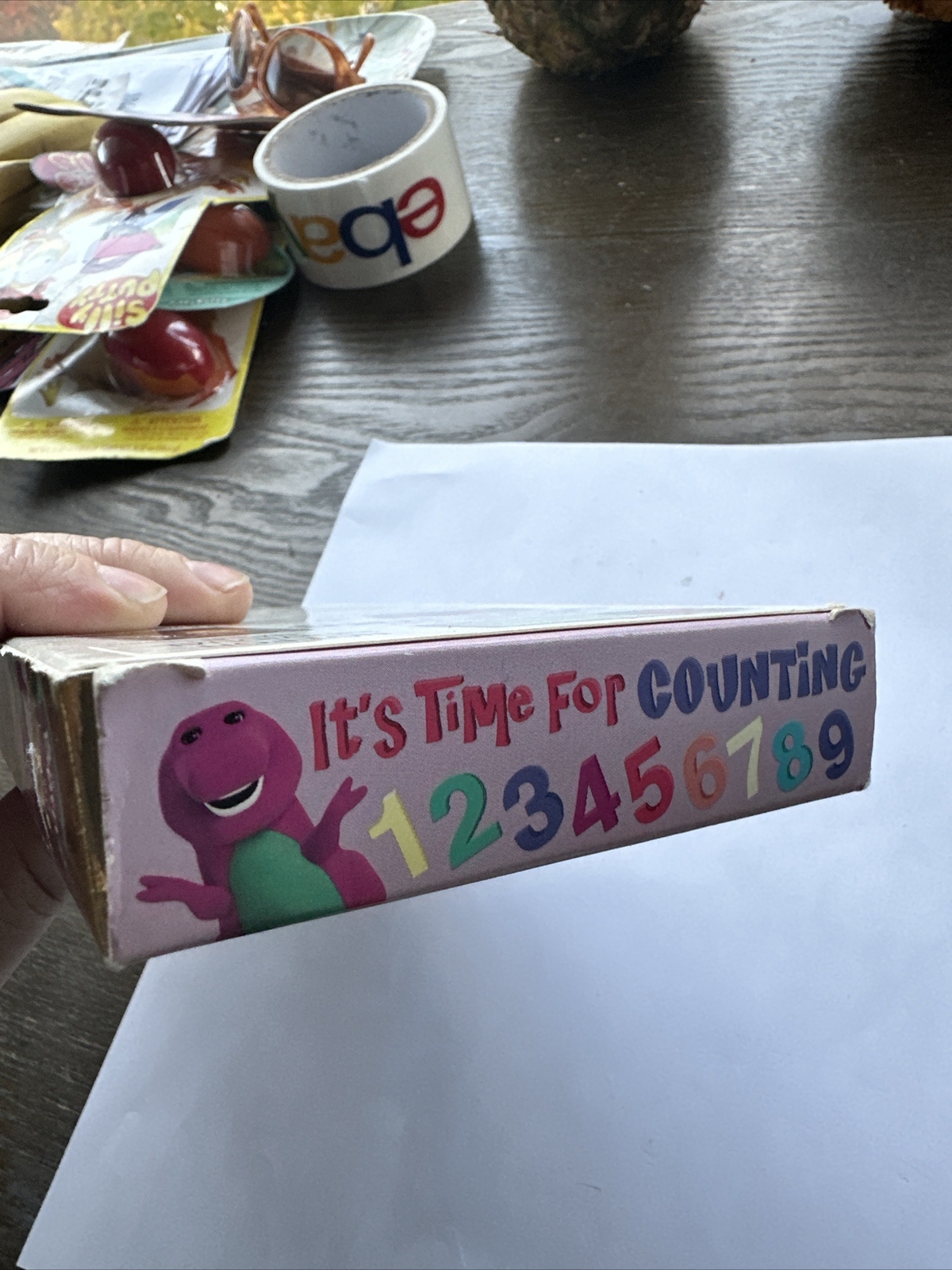 Barney - It's Time For Counting VHS 1997 White Tape Rare | eBay
