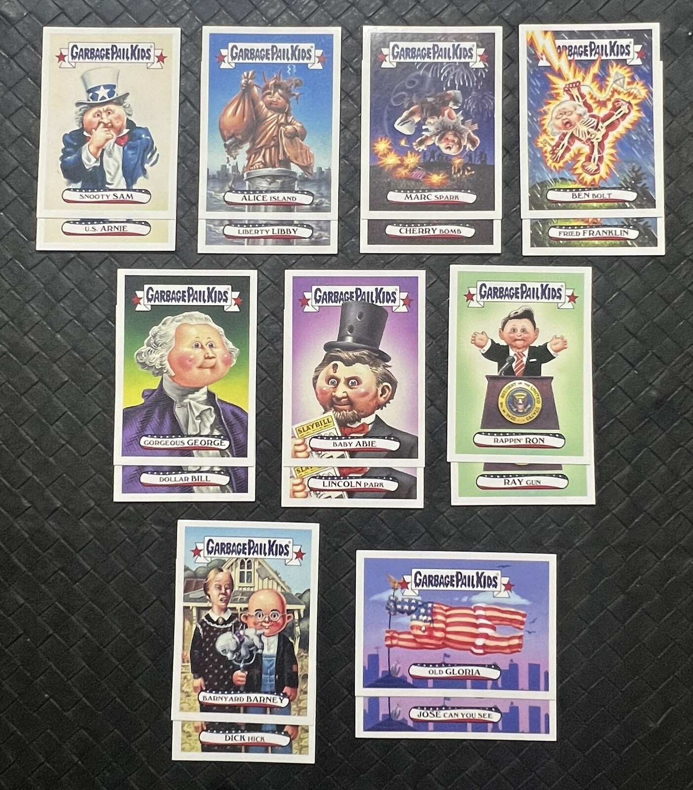 2016 Garbage Pail Kids American as Apple Pie GPK Classic Patriot 18 ...