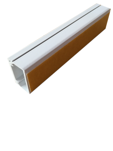Self Adhesive Mini Trunking Cable Tidy Plastic Cover Channel Conduit TV ...