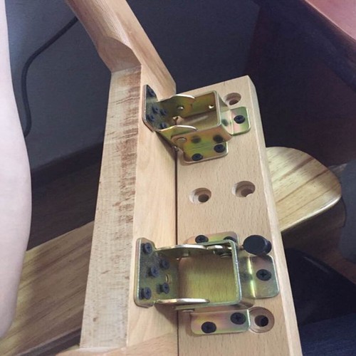 Locking Folding Table Chair Leg Brackets Hinges Home Furniture DIY Tool ...