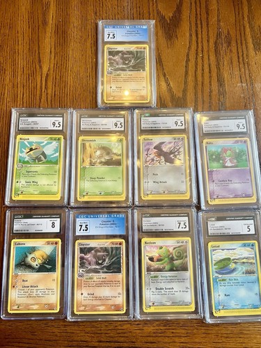 Lot Of 9 Vintage Pokemon Graded Slabs | eBay