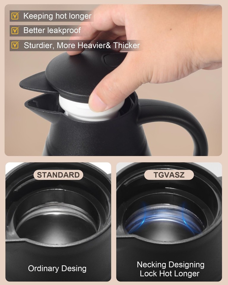 70oz Thermal Coffee Carafe for keeping hot,Updated Carafes for hot ...