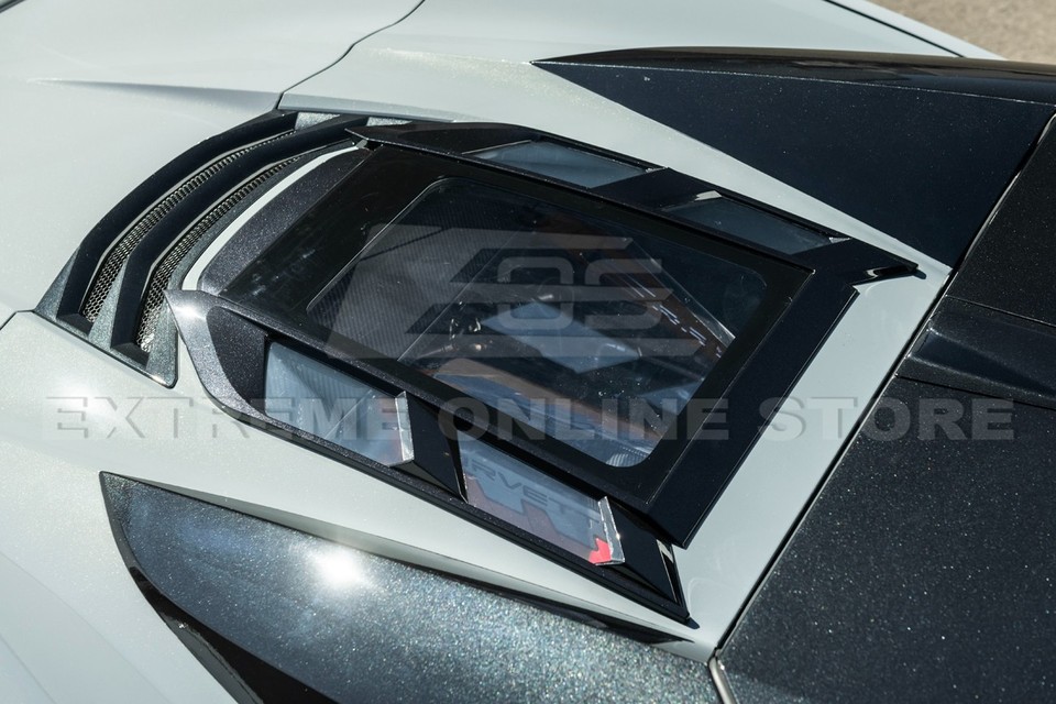 For 20-Up Corvette C8 Convertible Rear Hatch Upper HTC Tonneau Window ...