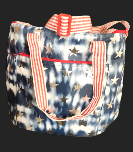 Thirty-One ROUND ABOUT Insulated Cooler Tote STARS & STRIPES NEW | eBay