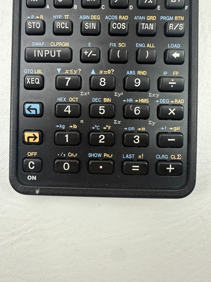 Vtg HP Hewlett Packard 20S Scientific Calculator With Slip Case Tested ...