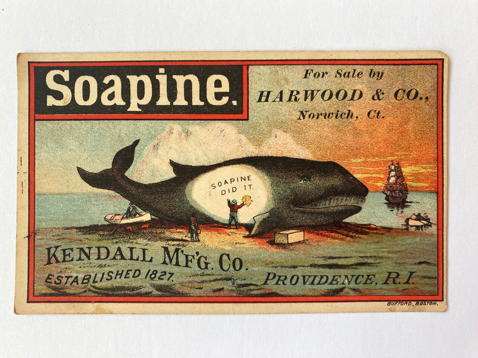 Soapine Trade Cards Die Cut Whale | eBay
