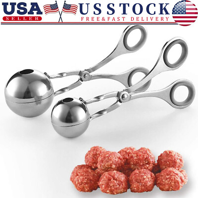 Meatball Maker Spoon Non Stick Thick Stainless Steel Meat Baller ...