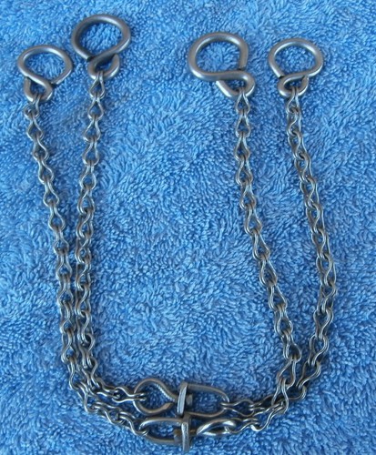 Horse Bridle Rein Chains with Swivel in Center | eBay