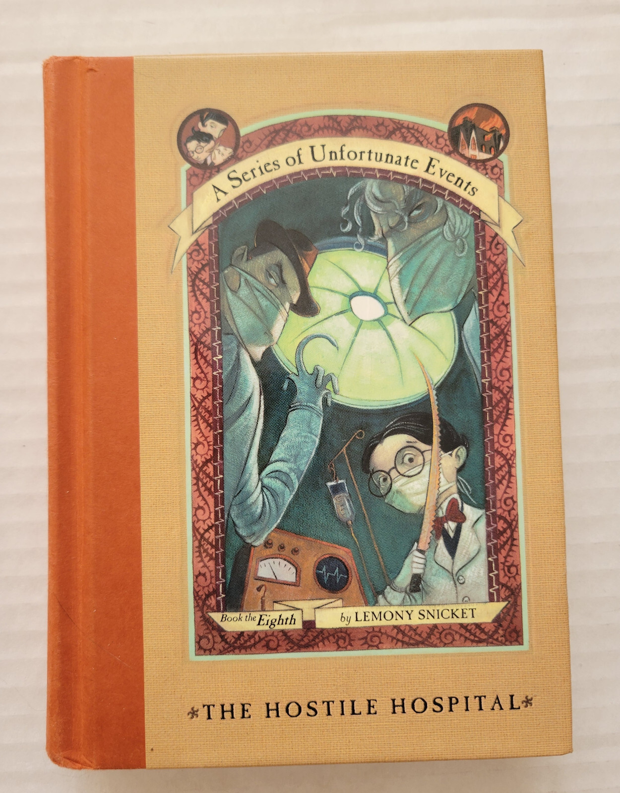 A Series of Unfortunate Events #8 The Hostile Hospital Hardcover 1st ...