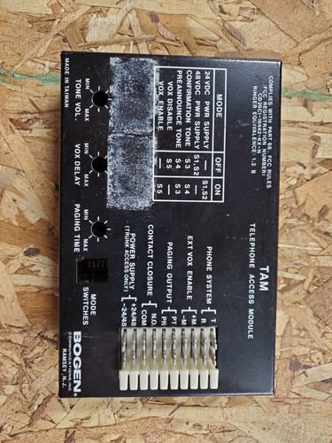 Bogen Communication TAM Telephone Access Module - Ready to Work! | eBay