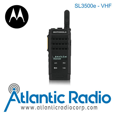 Motorola SL3500e Two-Way Portable Radio | Bluetooth & VHF | eBay