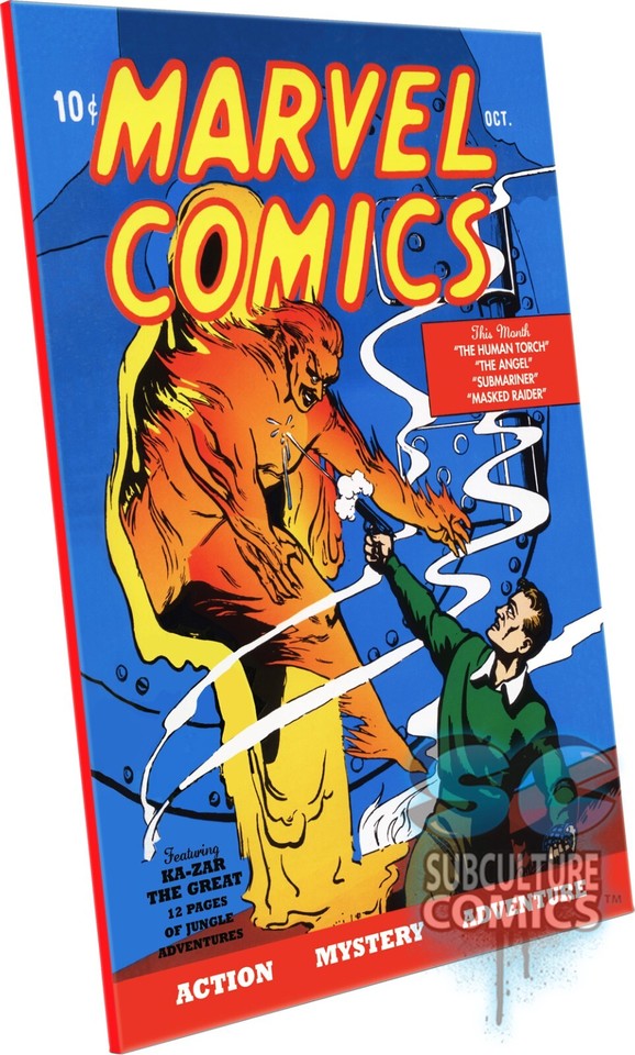 SERIAL #0170 MARVEL COMICS - MARVEL COMICS #1 - SILVER FOIL - CGC 10 ...