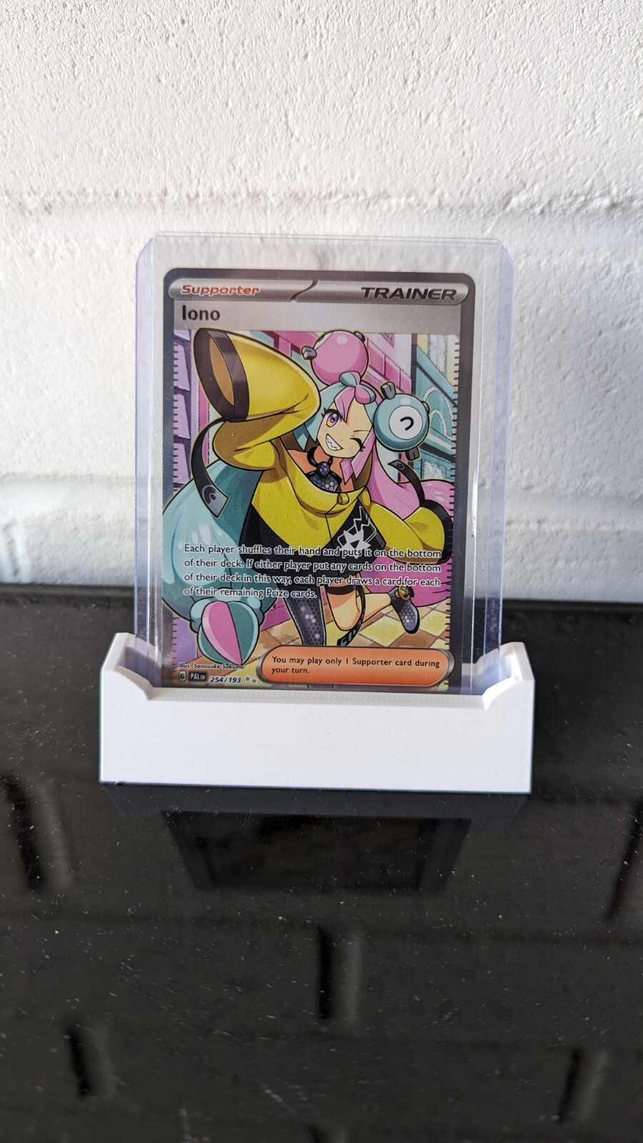 Iono Trainer Supporter Paldea Evolved 254/193 Pokemon Card Ultra Rare ...