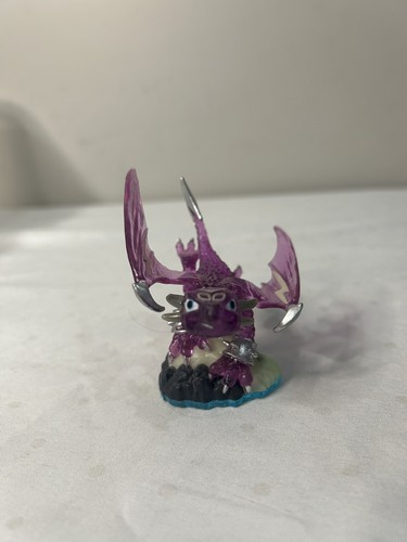 Skylanders Phantom Cynder Swap Force Blue Base Purple Dragon Figure ...
