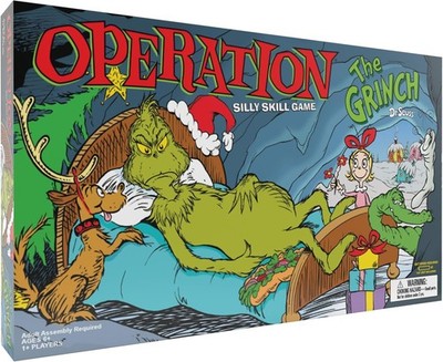 Operation: The Grinch Board Game Classic Dr. Seuss with Custom Funatomy ...