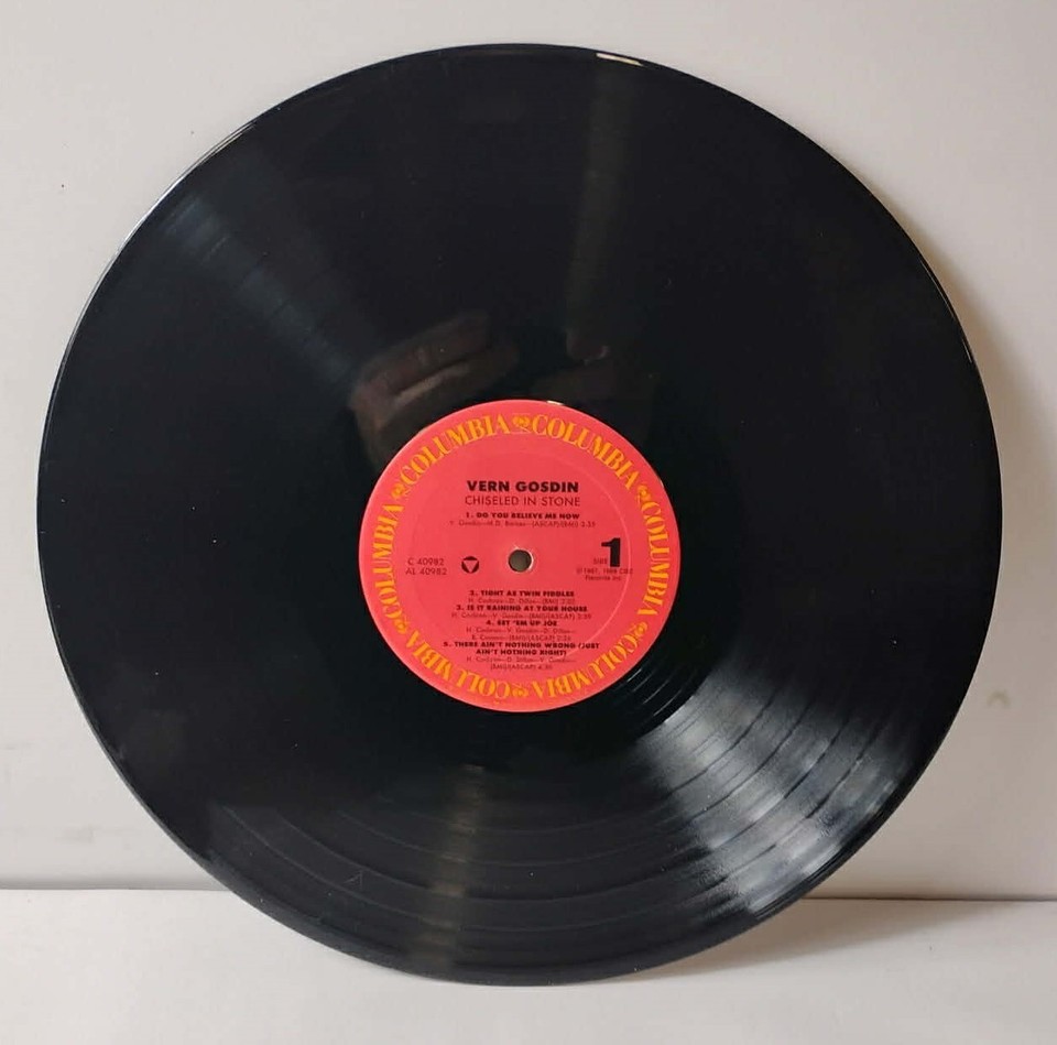 Vern Gosdin - Chiseled in Stone Vinyl LP 1987 Columbia FC 40982 | eBay