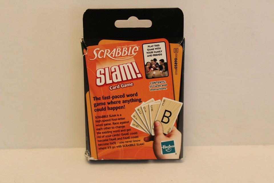 Hasbro Scrabble Slam Card game Fast Fun Family 2-4 players Ages 8+ | eBay