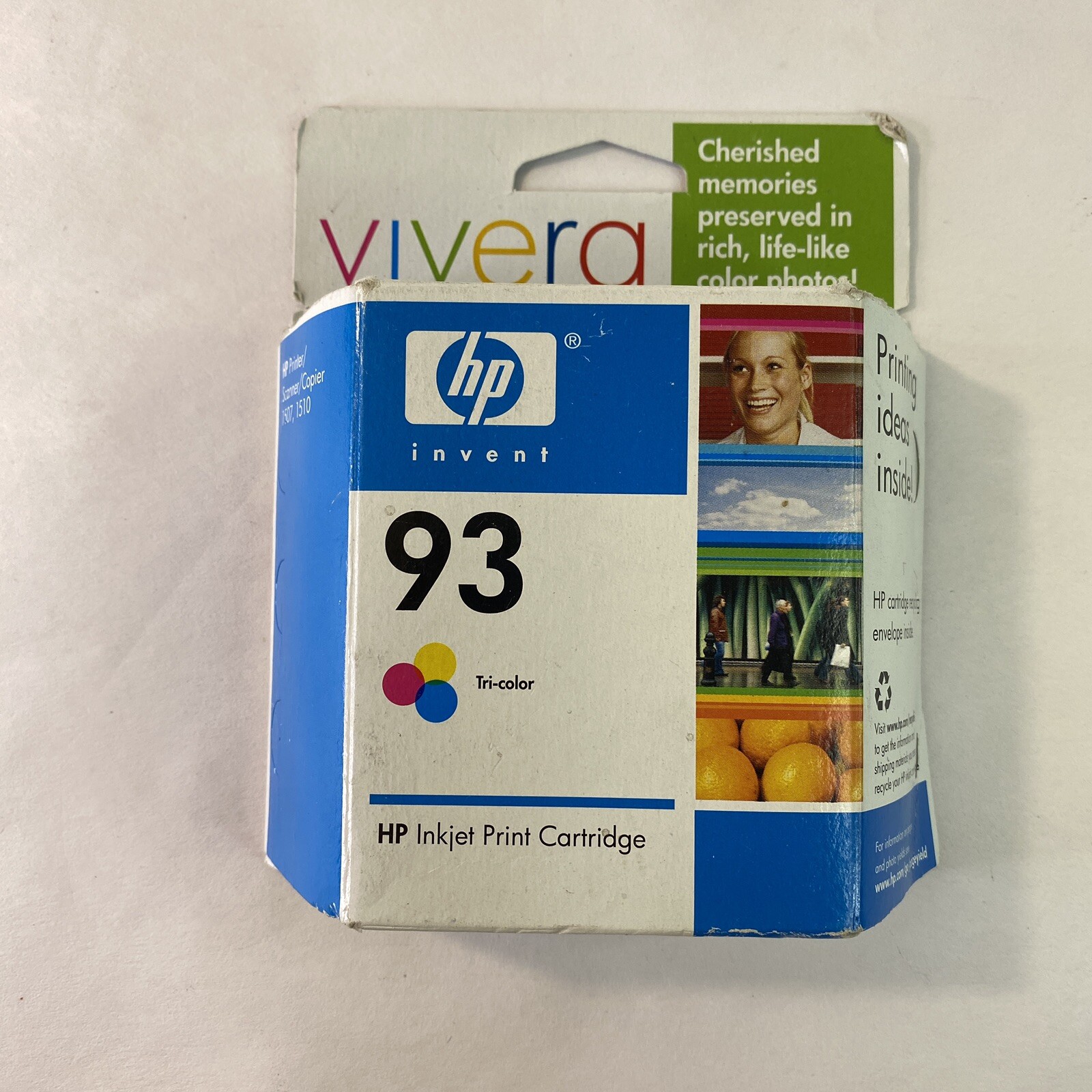 NEW GENUINE OEM HP 93 Original Ink Toner Cartridge CMY Tri-color ...