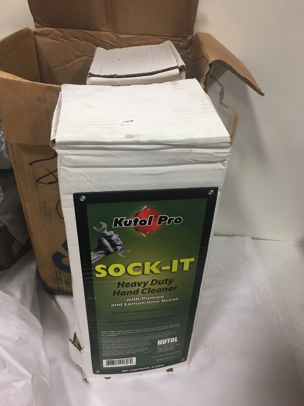 KUTOL Pro Sock it heavy duty hand cleaner Lot Of 2 ( 8 Liters) Refills ...