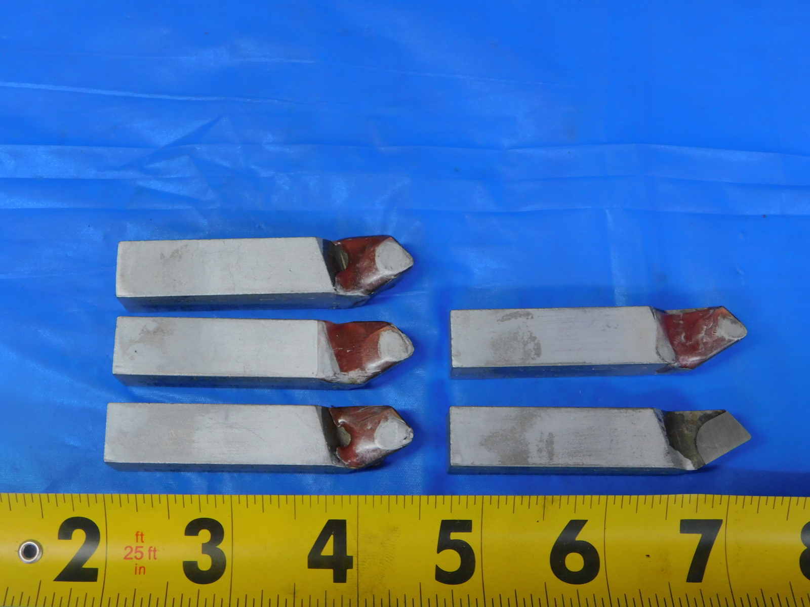 5PC SECO TSC 883 GR8 CARBIDE TIPPED LATHE TURNING TOOL BITS 1/2 SQUARE ...