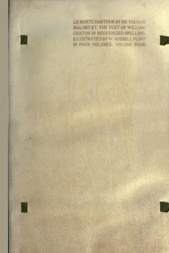 LE MORTE DARTHUR: the Book of King Arthur and of His Noble Knights of ...