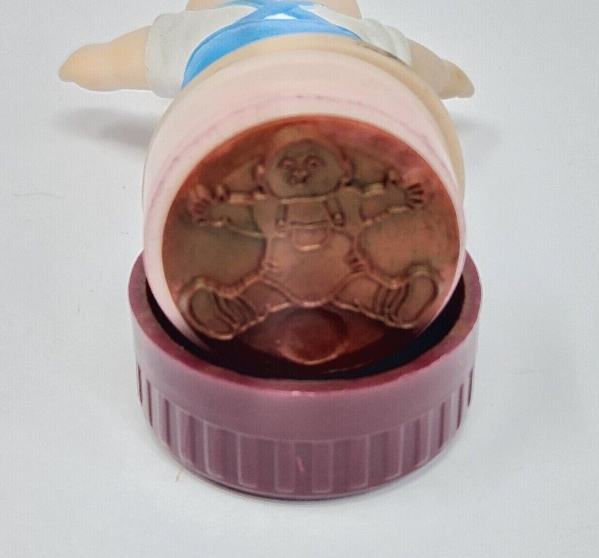 VINTAGE 1980's HG CABBAGE PATCH KIDS BABY BOY BALD STAMP STAMPER W/ INK ...