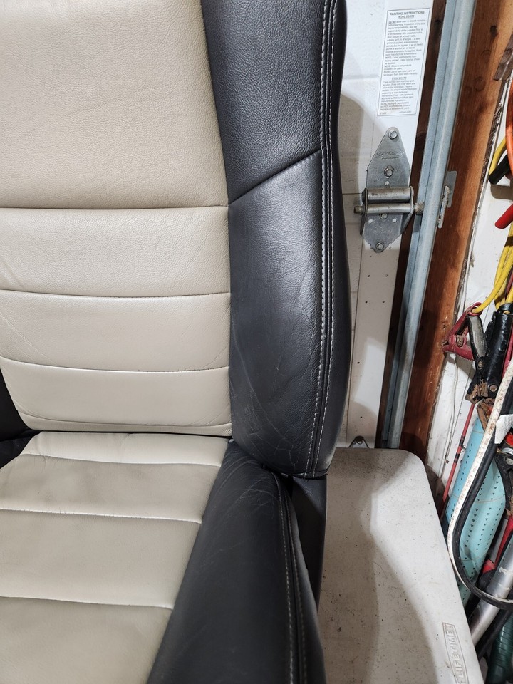 2005 FORD Excursion BLACK & TAN Seats Seat Set Eddie Bauer ALL 3 ROWS ...