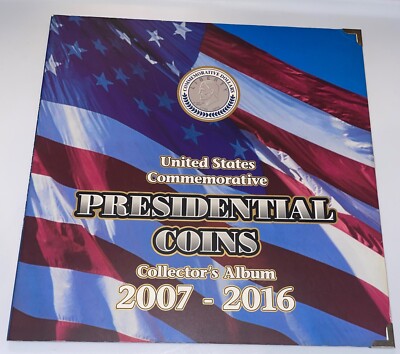 PRESIDENTIAL DOLLAR Presidents Coin Album Metal Cornered Book 2007 ...