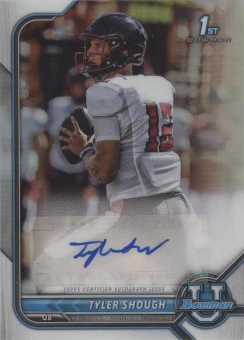 2021-22 Bowman University Tyler Shough #BCPA-TS for sale | eBay