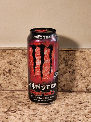 Monster Energy Rehab Rojo Tea Full 15.5oz Can Sealed RARE (SKU 0614) | eBay