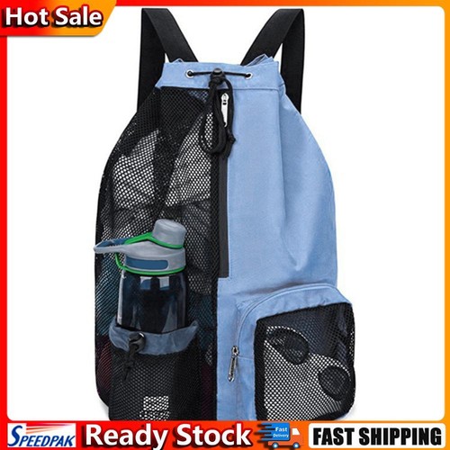 Mesh Drawstring Backpack Swim Backpack Lightweight for School Beach Holidays Hot | eBay.de