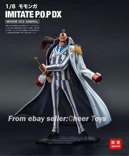 One Piece F.O.C Studio Momonga Figure Marine Lieutenant General Resin ...