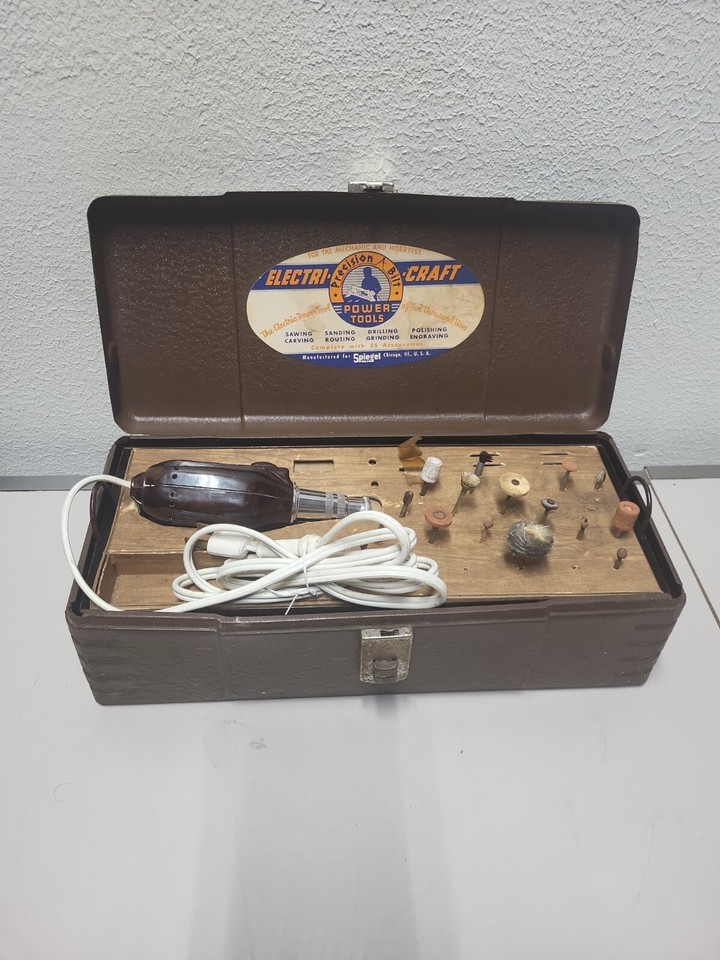 VINTAGE 1950S Spiegap ELECTRI CRAFT ELECTRIC POWER TOOL 10,000 USES IN ...