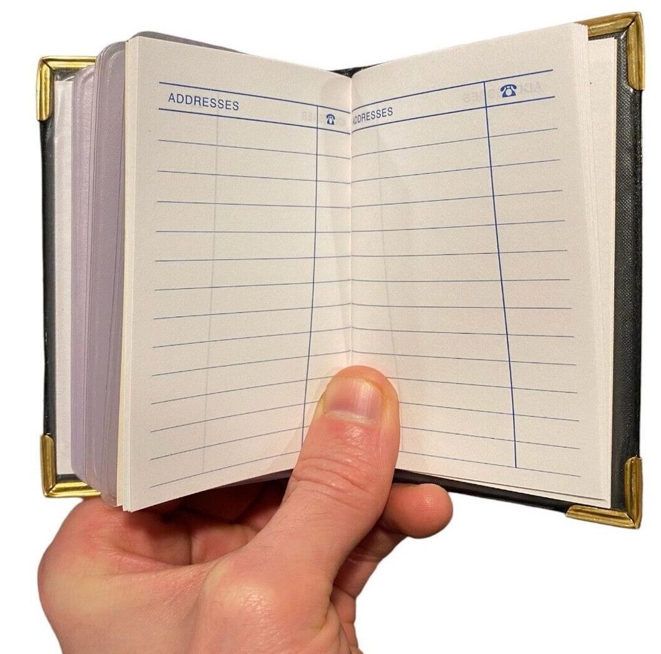 5 Address & Phone Number & ID Card Notebooks - MIni 3x4" Travel Journal ...