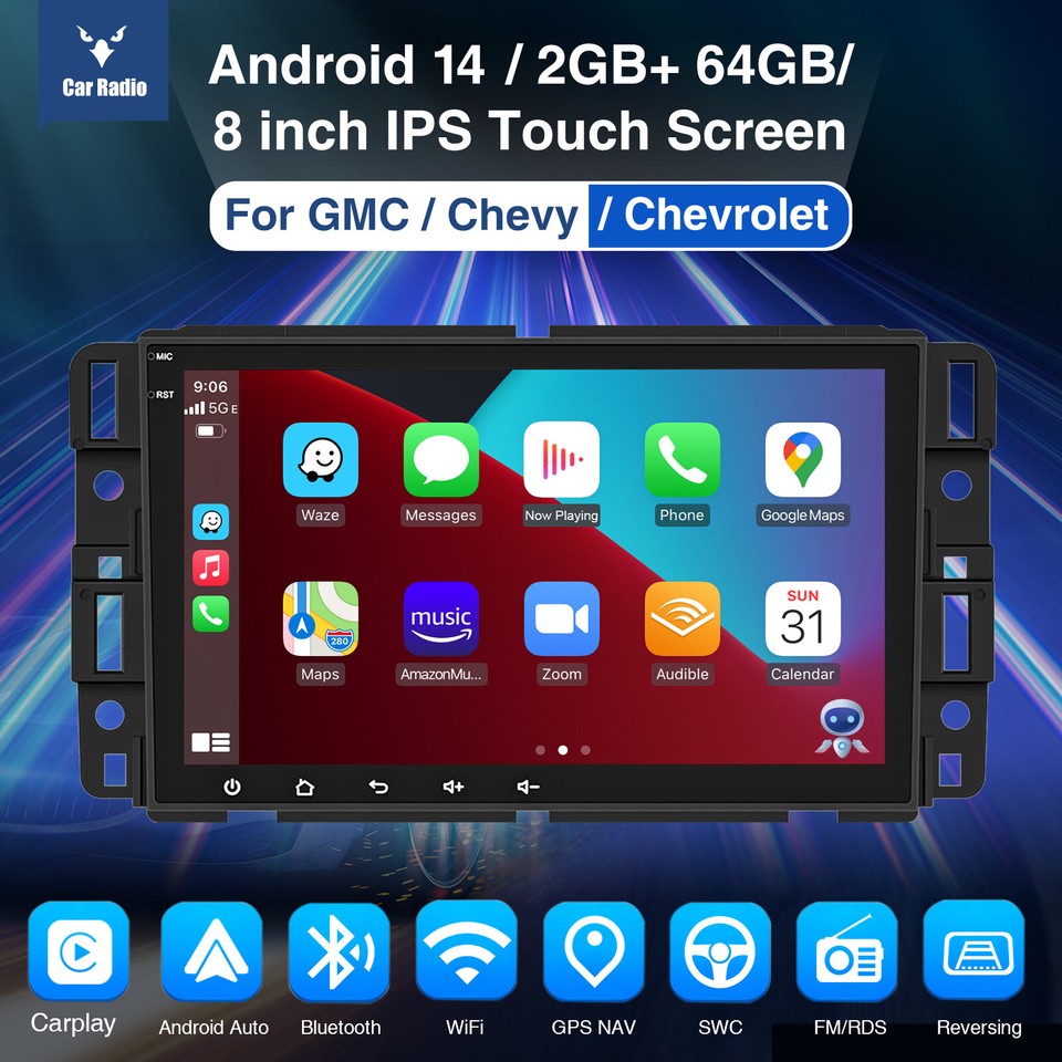 Single 1 Din Car Stereo Bluetooth MP3 In-dash FM/USB/AUX/Type-C Head ...