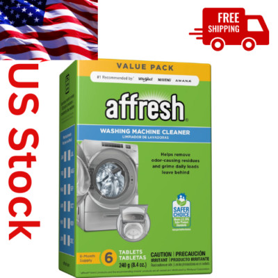 affresh washing machine cleaner-6 Tablets W10501250 weight 240g/8.4oz ...
