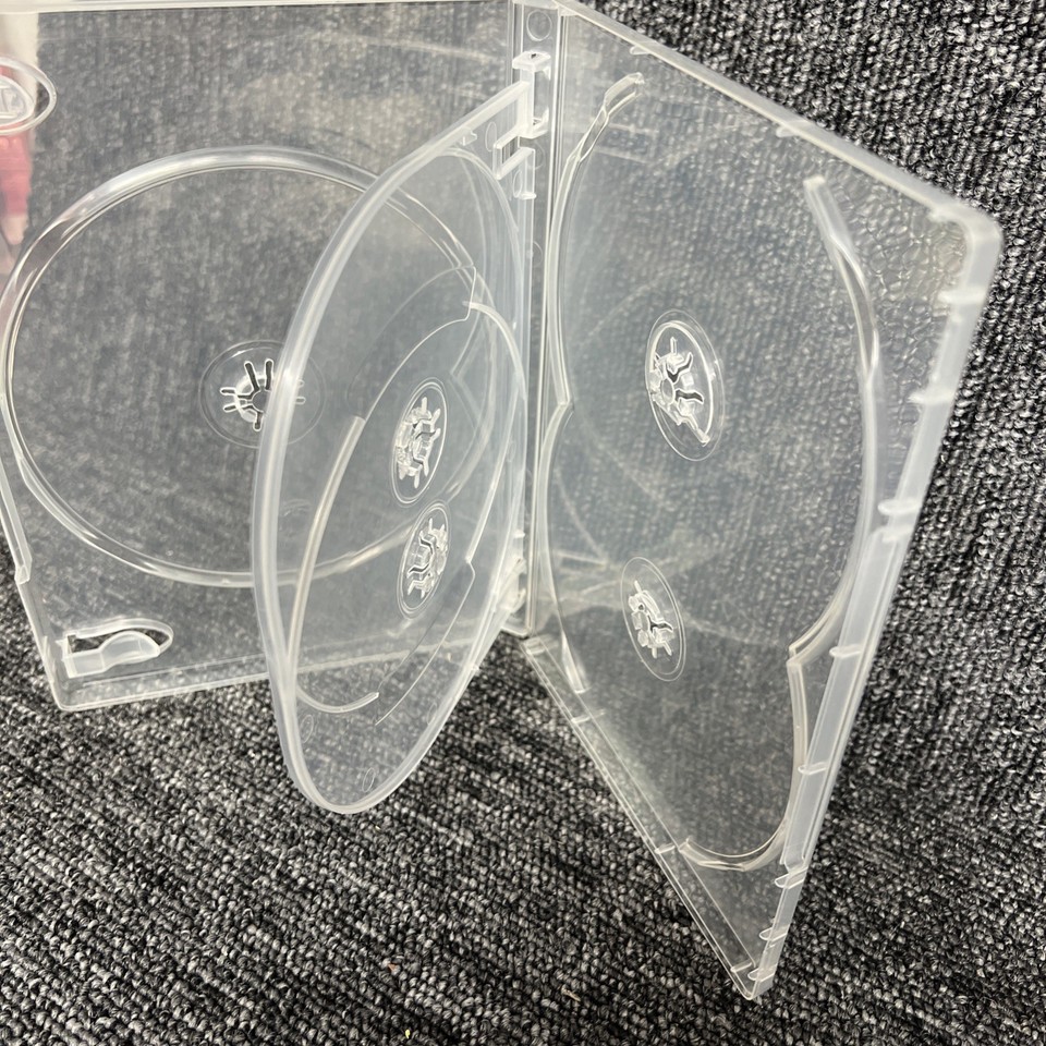 Genuine 5 Way Clear 14mm DVD CD 5 Disc High Quality New Replacement ...