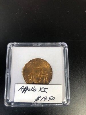 July 16-24 1969 Apollo XI Lunar Landing Copper Coin | eBay Australia
