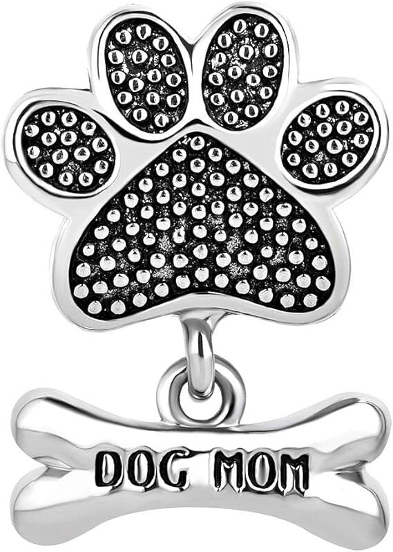 Pandora Charms Bracelet Dog Mom Charm Authentic 925 Silver Charm Pet ...
