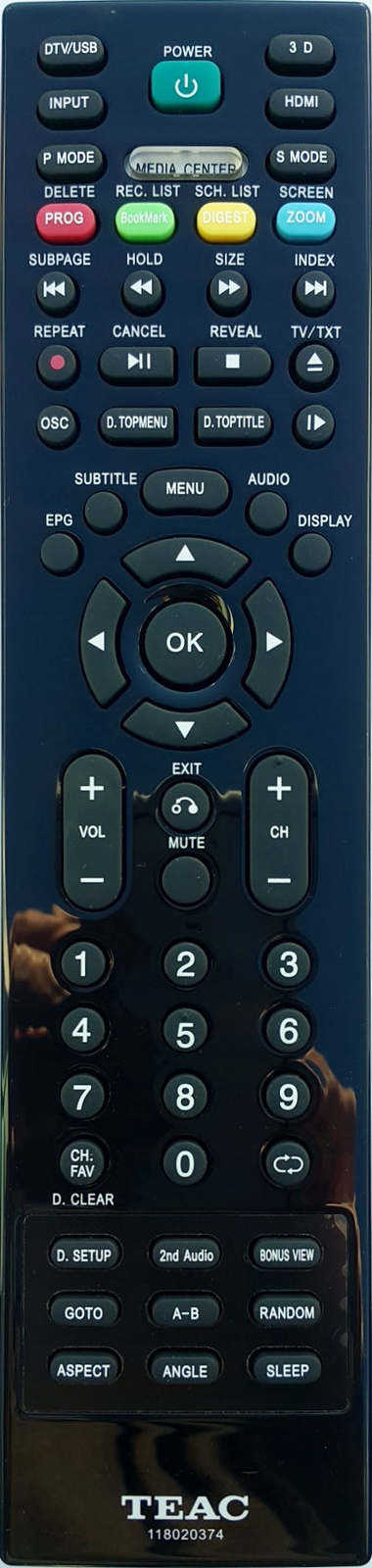 Remote Control Fit For TEAC LCD TV LEBD32D10FHD LEBD40D10FHD ...